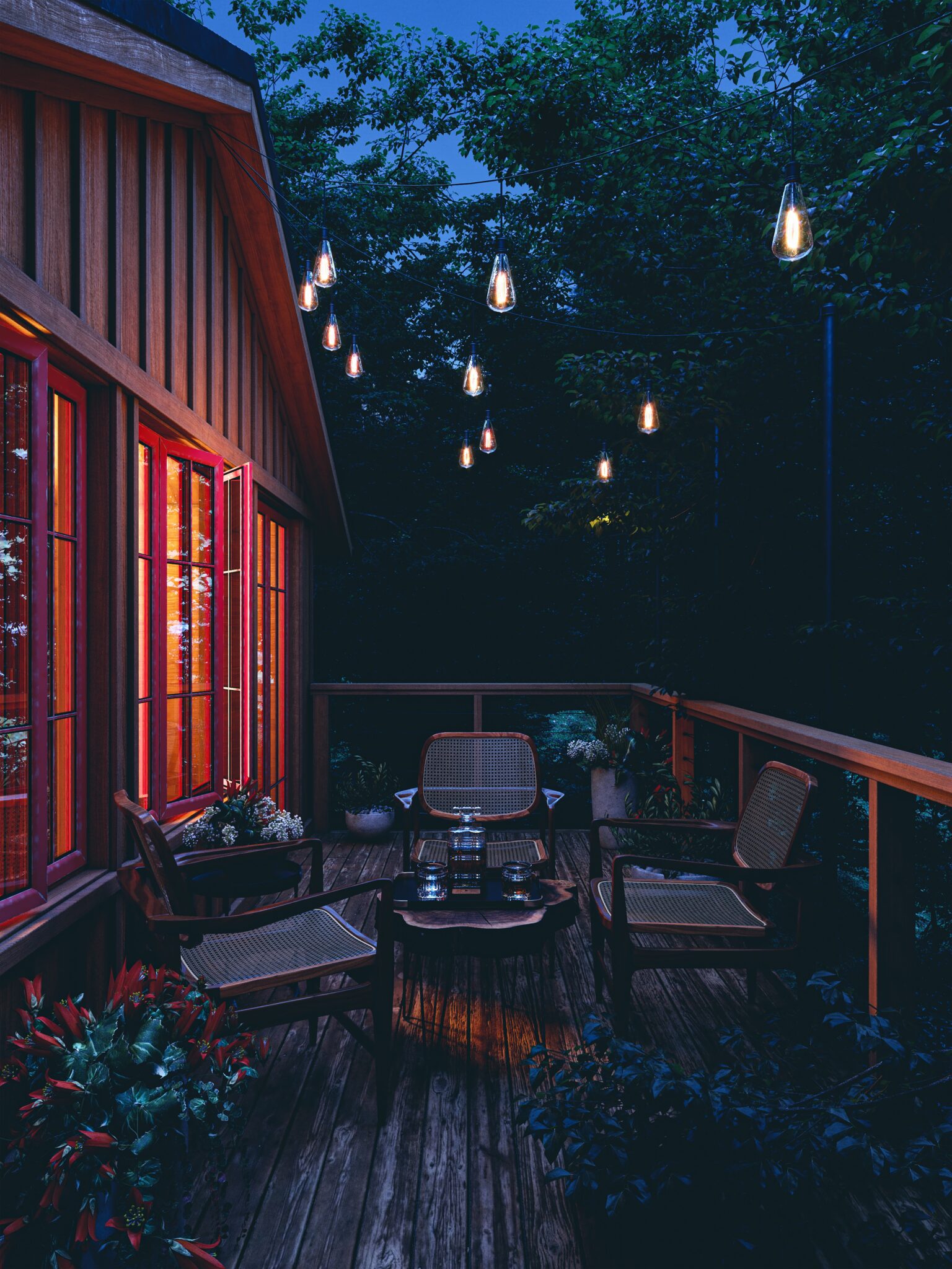 10 Simple Balcony Lighting Ideas - light.style